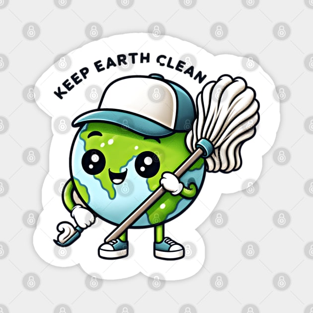 Keep Earth Clean, EARTH DAY design - Earth Day April 22 - Magnet ... Keep Earth Clean, EARTH DAY design - Earth Day April 22 - Magnet ...