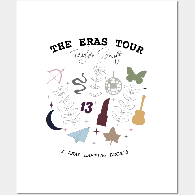 Eras Tour Taylor Swift Album Symbols - Eras Tour - Posters and Art ...