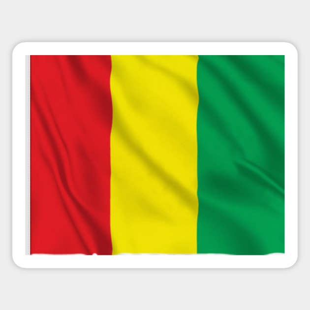 Guinea Flag - Guinea - Sticker | TeePublic