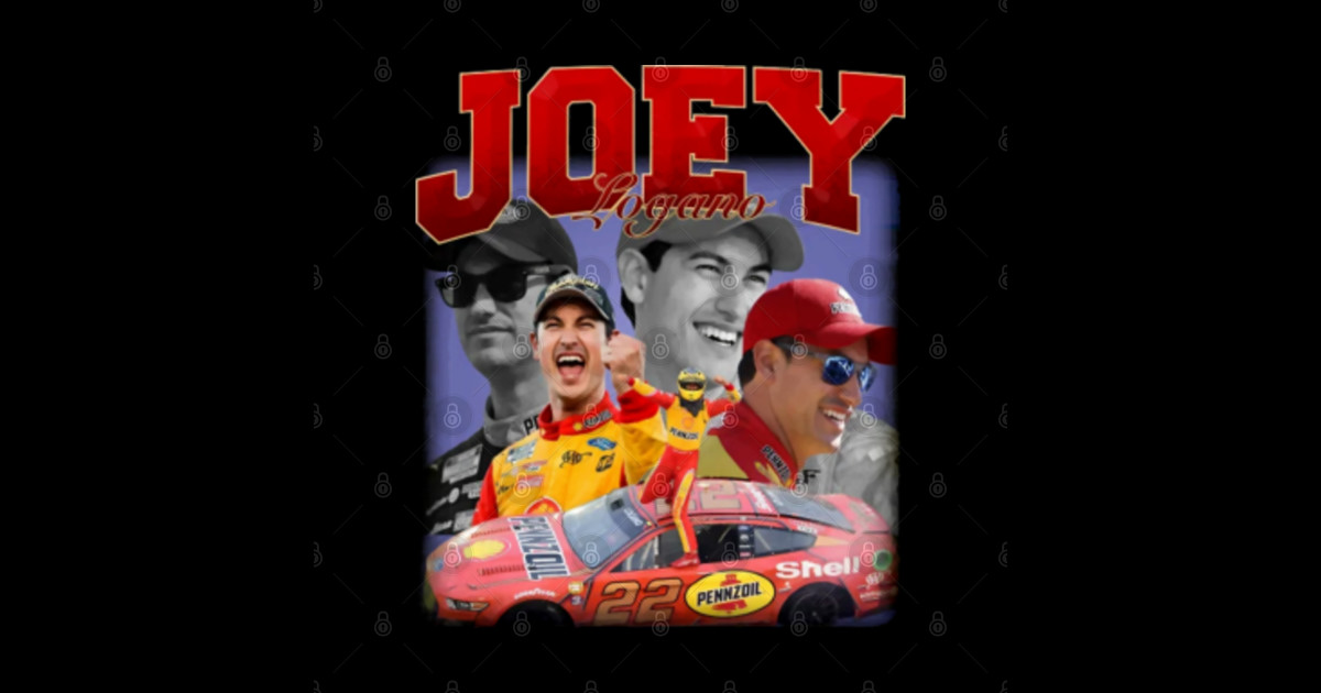 Vintage Joey Logano Retro - Joey Logano - Sticker | TeePublic