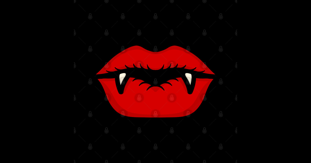 Vampire Lips - Vampire Lips - Sticker | TeePublic