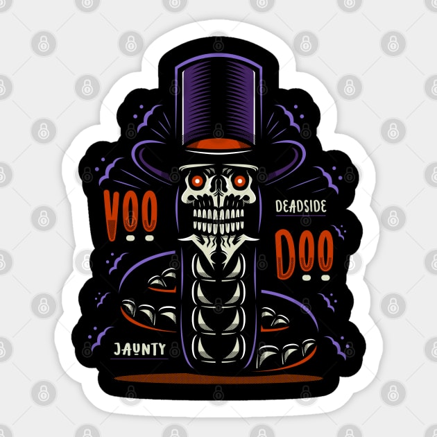 Jaunty The Snake - Shadowman - Sticker | TeePublic