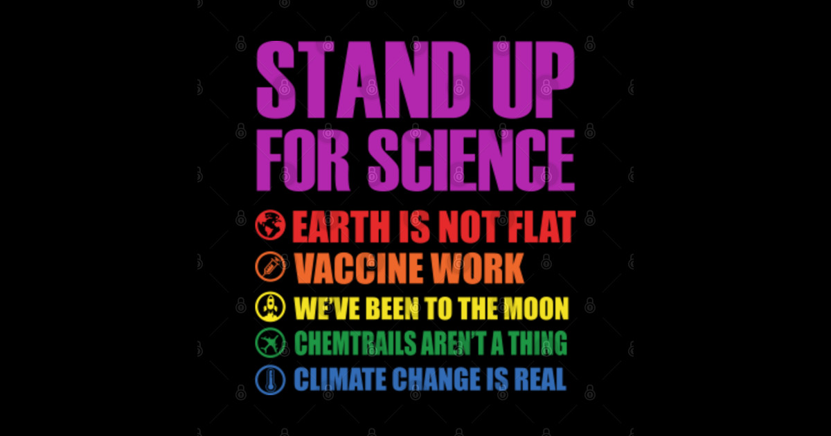 stand up for science - Stand Up For Science - Sticker | TeePublic