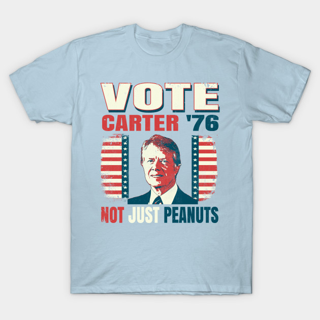 Vintage Style Campaign Voting Poster Jimmy Carter 1976 Election "Not ...
