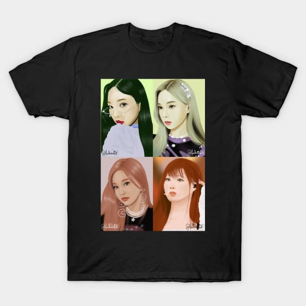 AESPA ART PRINT (FAN ART) - Aespa - T-Shirt | TeePublic