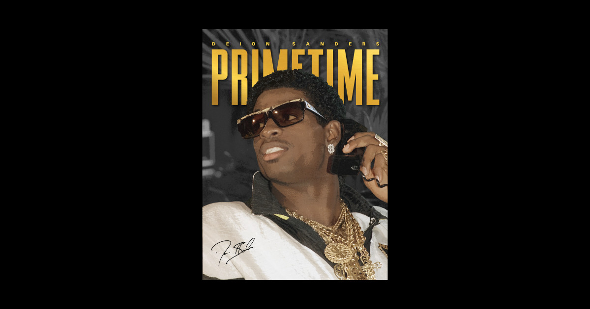 Deion Sanders Primetime - Deion Sanders Primetime - Sticker | TeePublic