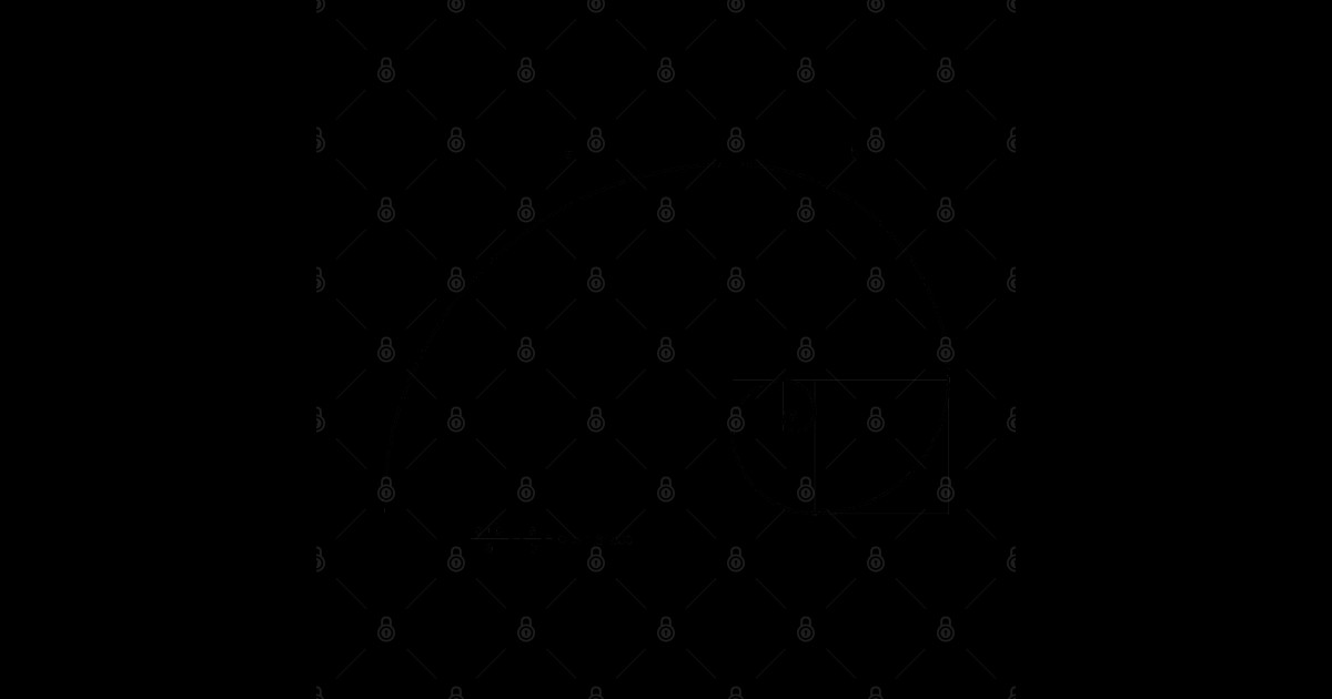 Golden Ratio - Phi φ Equation - Fibonacci Spiral - Math - Sticker ...