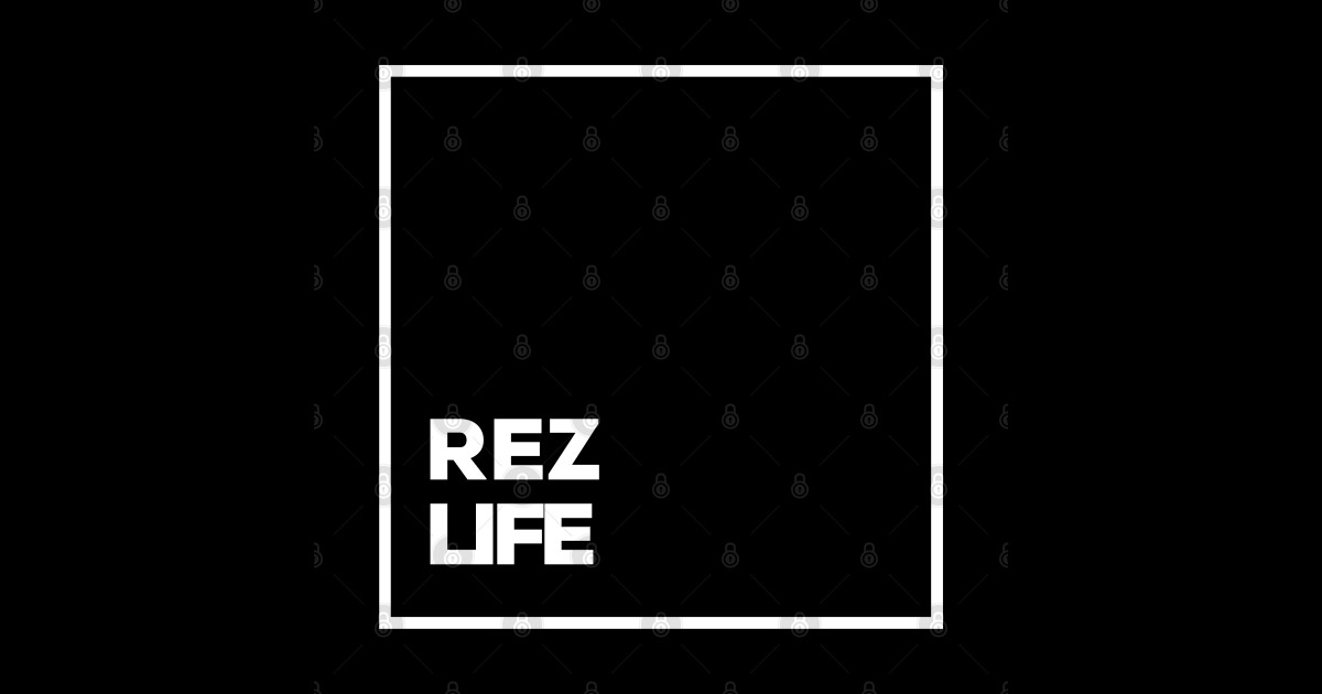 RezLife Box Test Design 2 - Native American - Sticker | TeePublic