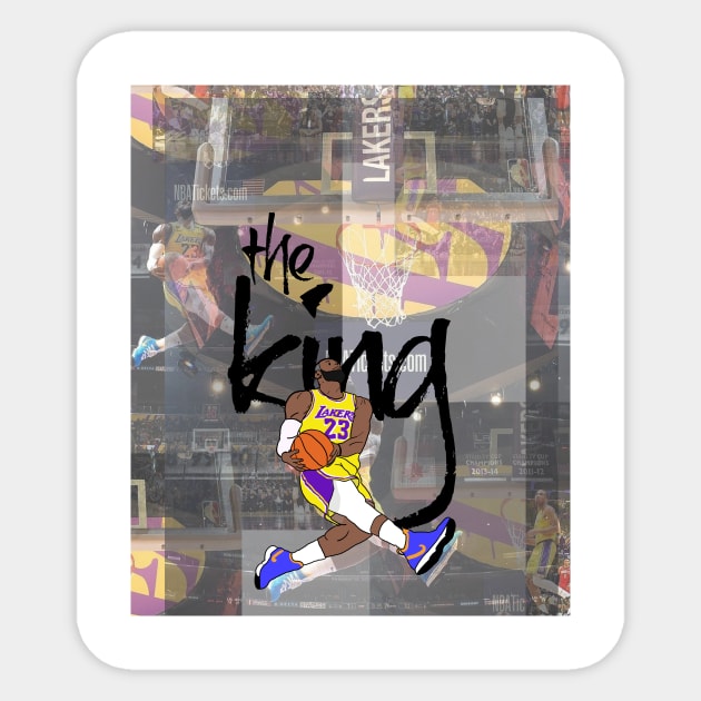 lebron james - Leborn James - Sticker | TeePublic