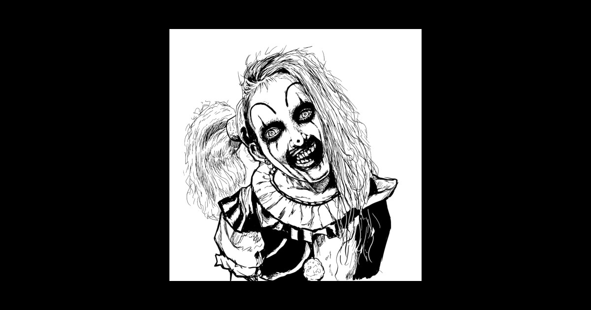 Terrifier 2- The little pale girl - Terrifier 2 - Sticker | TeePublic