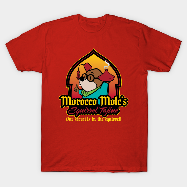 Morocco Mole's Squirrel Tajine - Hanna Barbera - T-Shirt | TeePublic