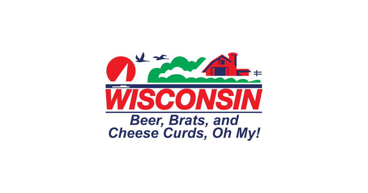 Wisconsin - Beer, Brats, and Cheese Curds - Funny Wisconsin - T-Shirt ...