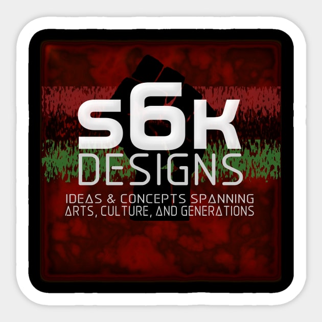 s6k Designs Logo - S6kdesigns - Sticker | TeePublic