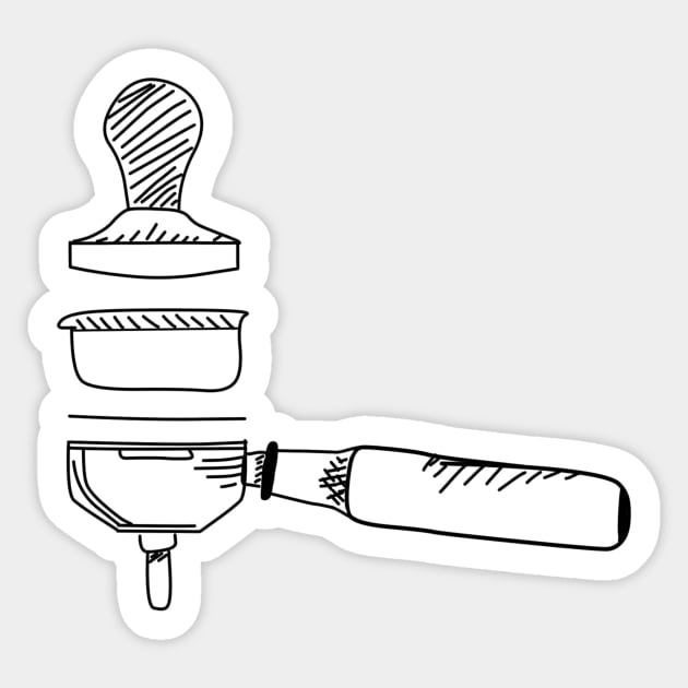 Portafilter - Portafilter - Sticker | TeePublic