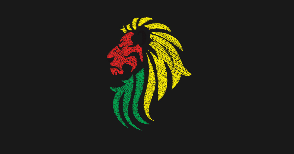 Lion Reggae Colors Cool Flag - Reggae Music DJ! - Reggae - T-Shirt ...