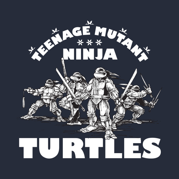 Old School TMNT (1984) - Turtles - T-Shirt | TeePublic