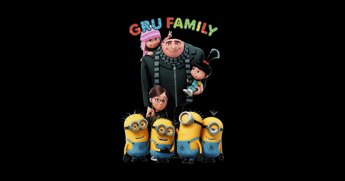 Gru family - Minions - Sticker | TeePublic