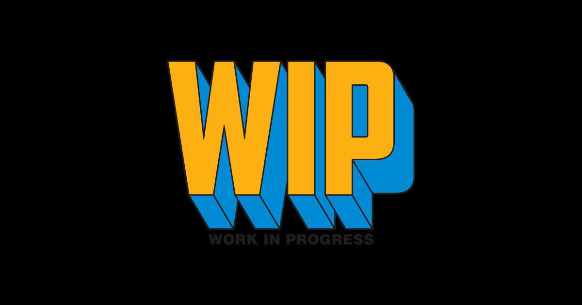 WIP - Gym Motivation - Sticker | TeePublic