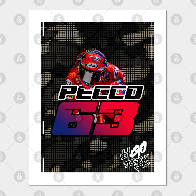 Pecco Francesco Bagnaia - Motorsport - Posters and Art Prints | TeePublic
