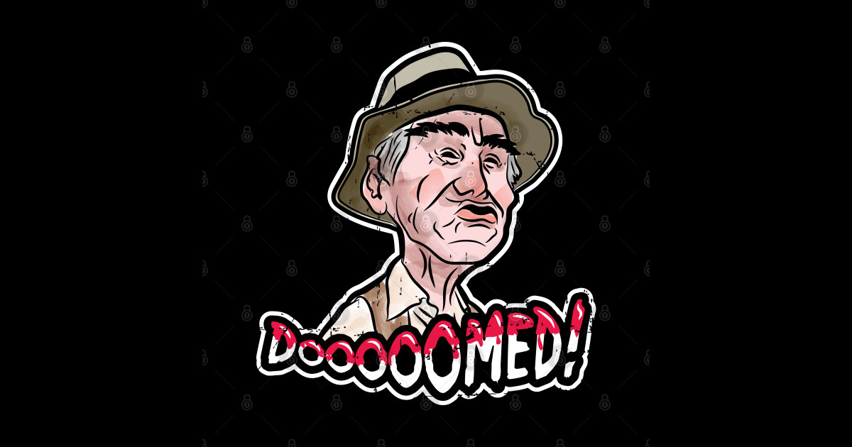 Crazy Ralph Doomed - Friday The 13th - Sticker | TeePublic