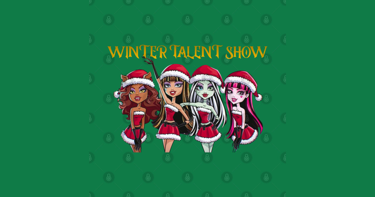 WINTER TALENT SHOW / M0NSTER HIGH DOLL + MEAN GIRLS CHRISTMAS SHIRT ...