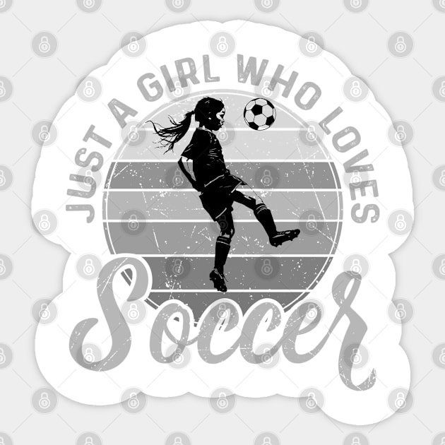 Soccer Player Girl - Soccer Artwork - Sticker | TeePublic
