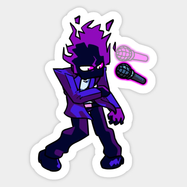 Psychic FNF (Friday Night Funkin) - Psychic Fnf - Sticker | TeePublic