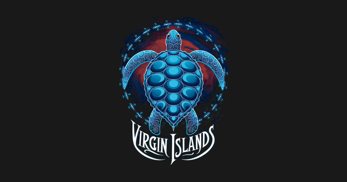 Turtle Pet St Thomas Virgin Islands Sea Blue Tribal Turtle - Turtle - T ...