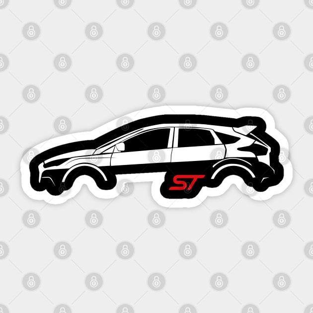 Ford Focus ST - Ford - Sticker | TeePublic