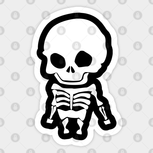 Cute Little Skull - Skull Halloween - Sticker | TeePublic