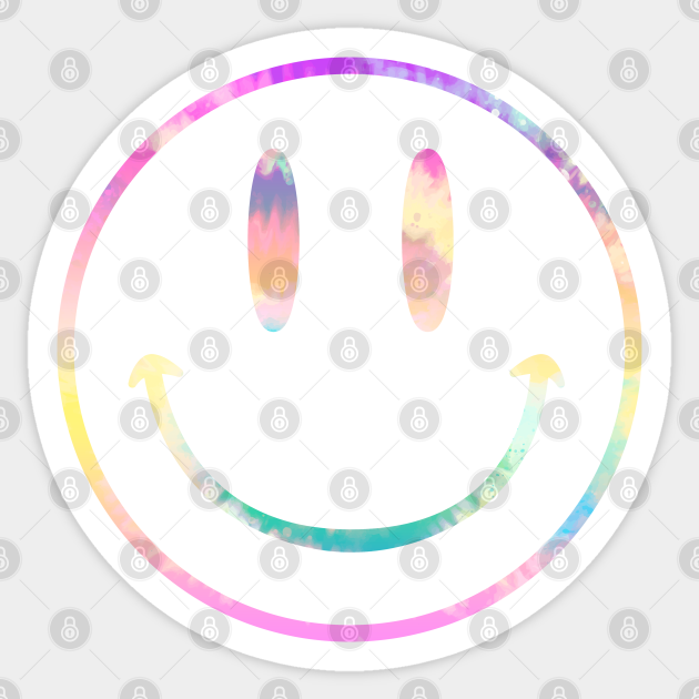 Retro Acid Man 90s Smiley Face Rave Shirt Tie Dye - Smiley Face ...
