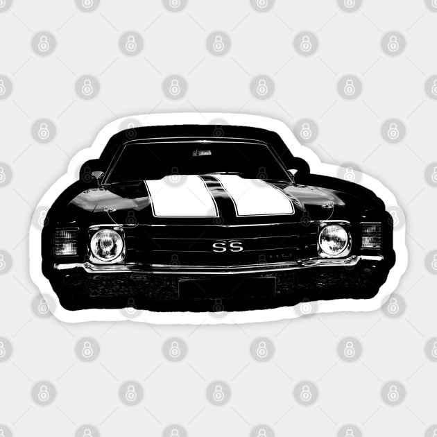 Chevrolet Chevelle SS - Chevrolet Chevelle Ss - Sticker | TeePublic
