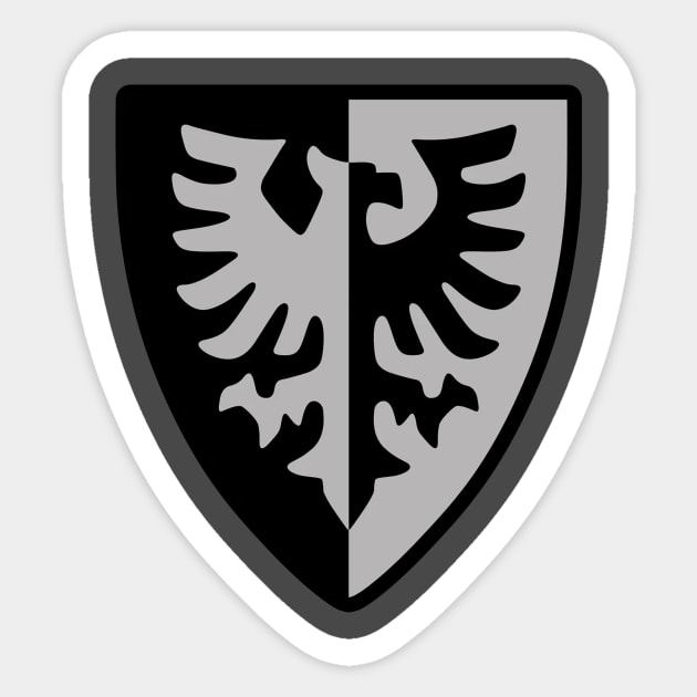 Lego black falcon minifig castle classic - Lego - Sticker | TeePublic