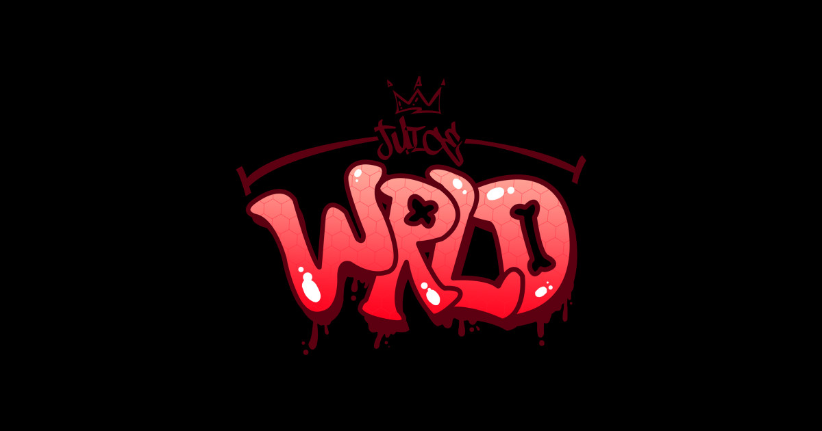 King Juice Wrld Dripping Hexagon Graffiti Art - Juice Wrld - Sticker ...
