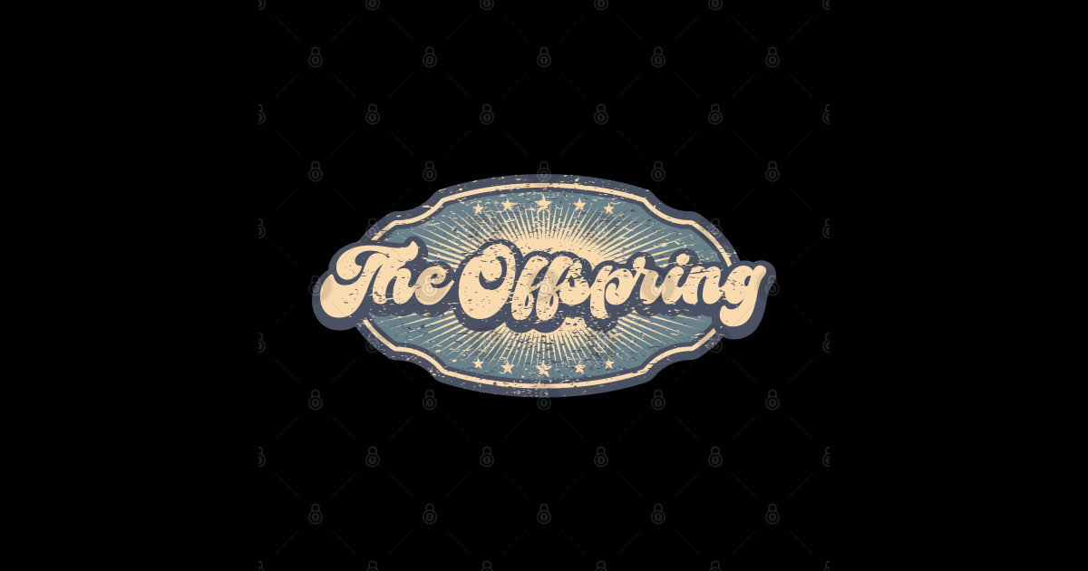 The Offspring Vintage Badge - Musician - Sticker | TeePublic