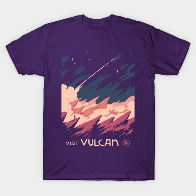 visit vulcan - Vintage - T-Shirt | TeePublic