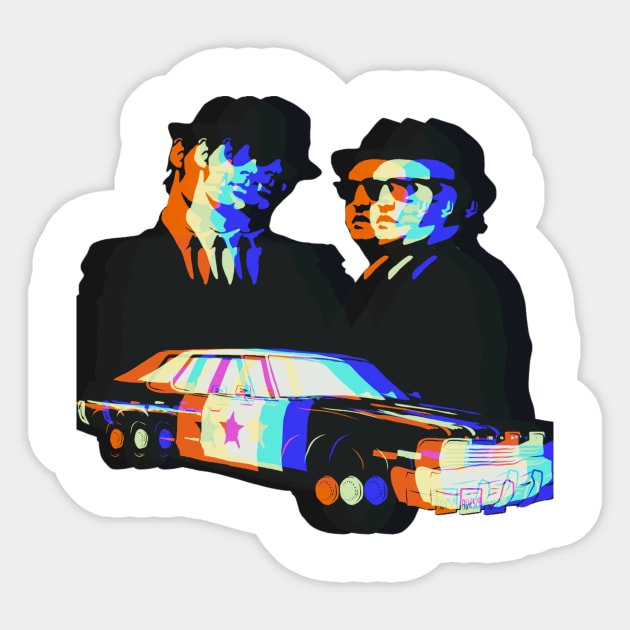 The Blues Brothers - Blues Brothers Movie - Sticker | TeePublic