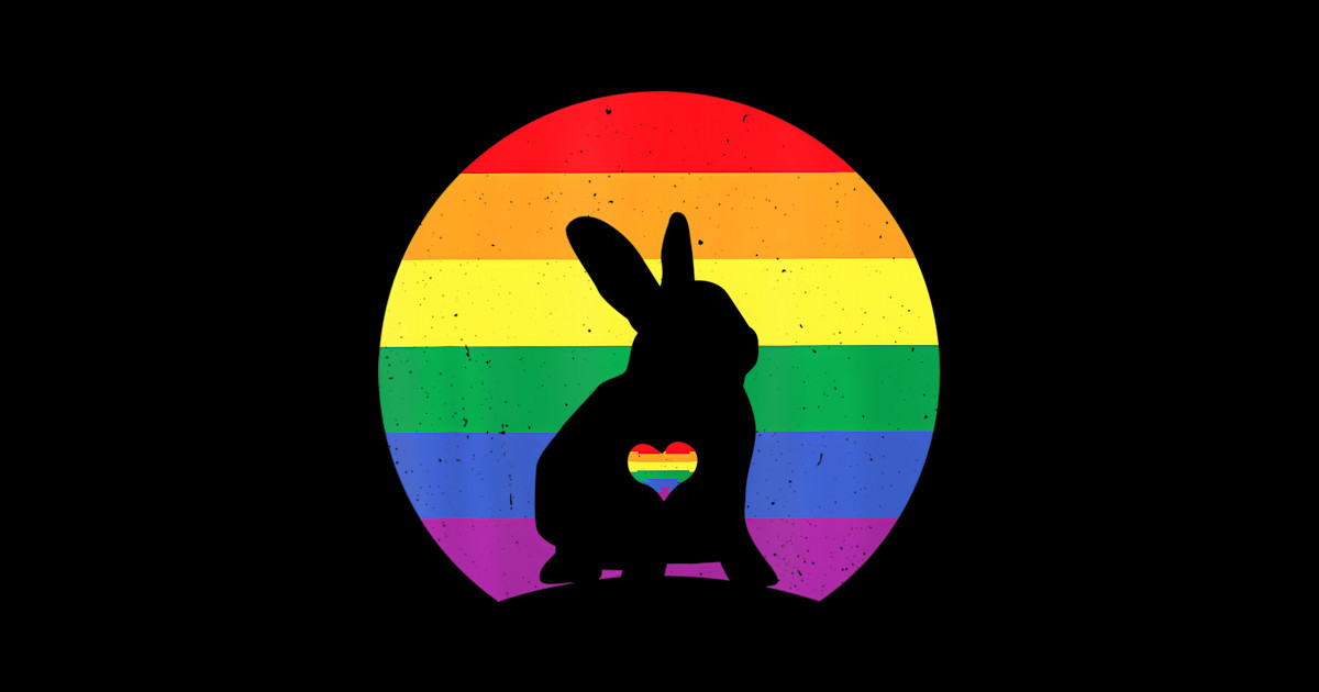 Lgbt Rabbit Gay Pride Month Support Equality - Lgbt Rabbit Gay Pride ...