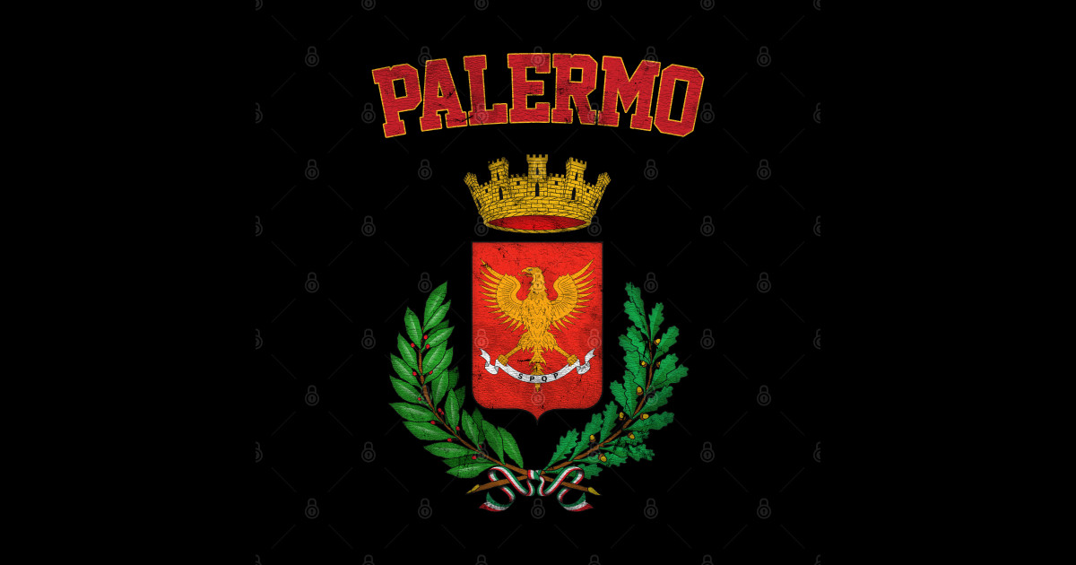 Palermo, Sicily / Retro Italian Region Design - Palermo - Sticker ...