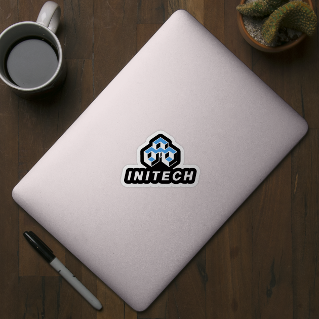 Initech, Office Space themed - Initech Logo - Sticker | TeePublic
