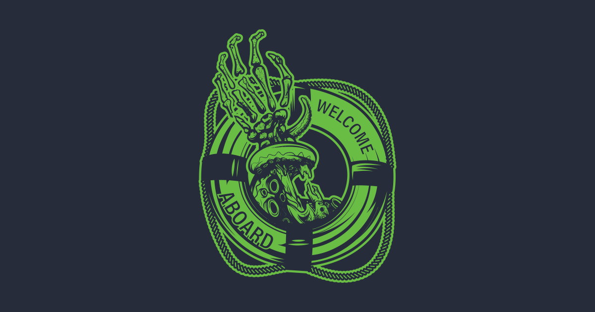 Welcome Aboard - Horror - T-Shirt | TeePublic