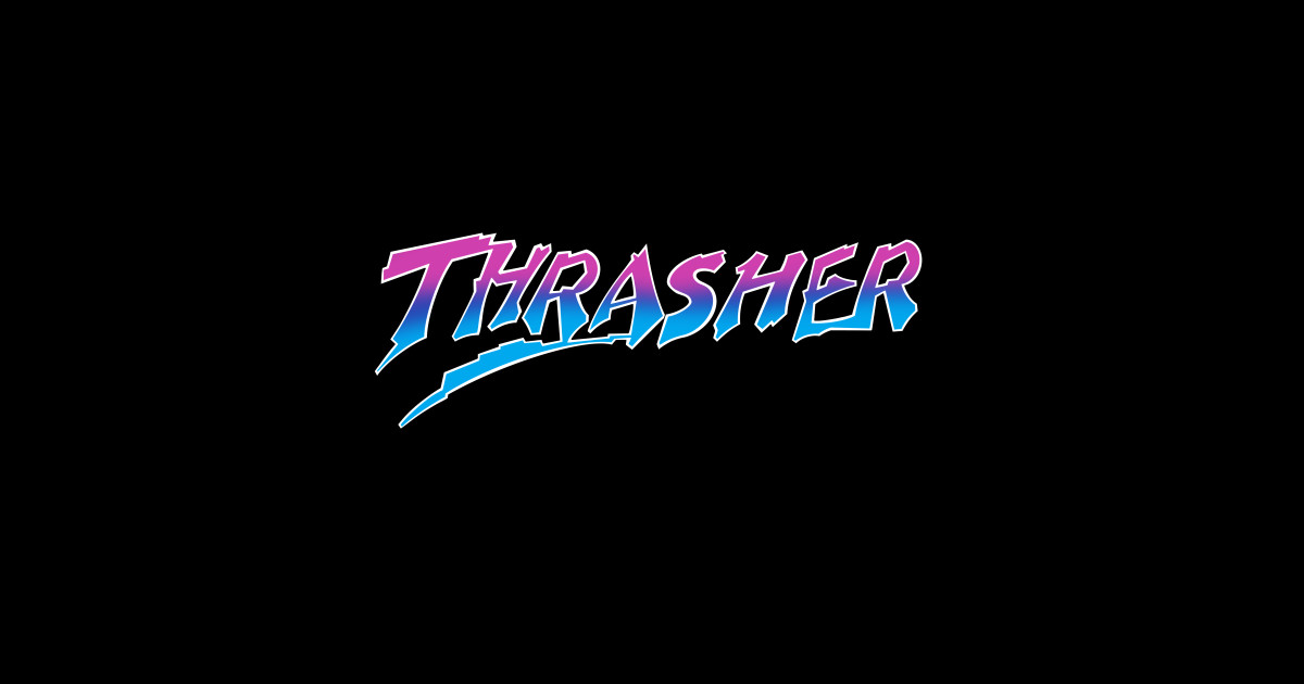THRASHIN - Skateboarding - Sticker | TeePublic