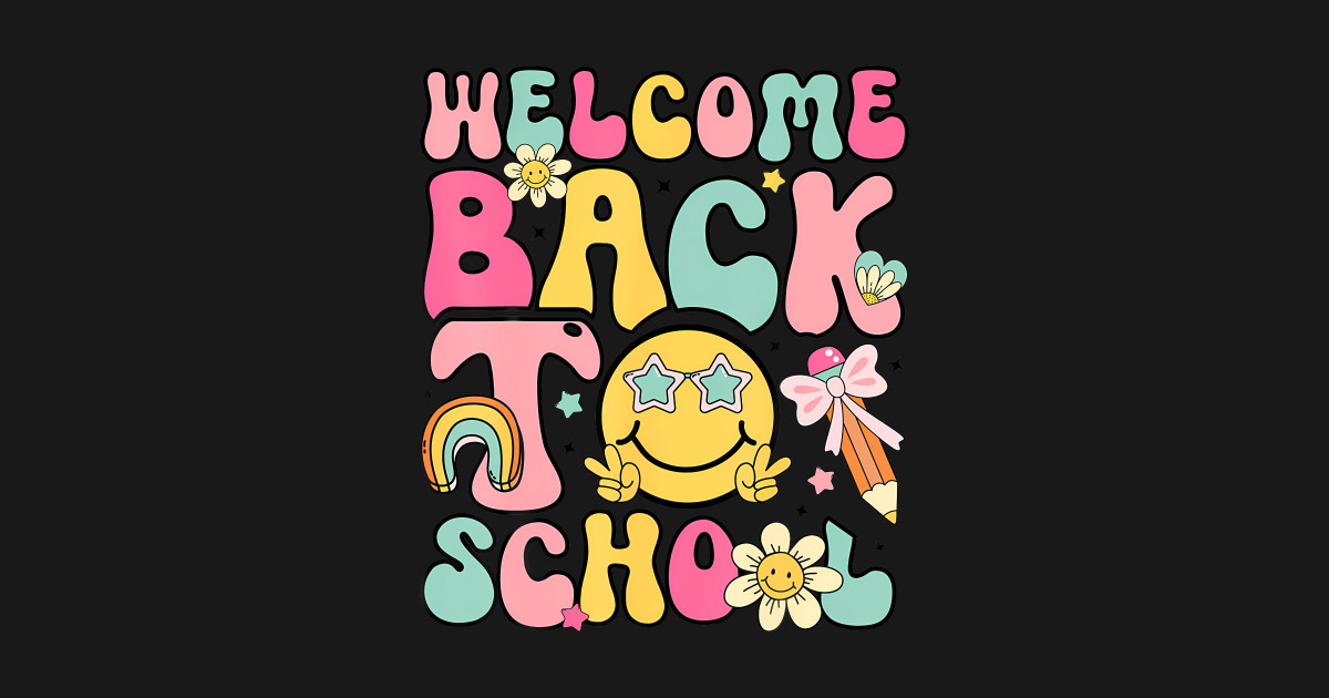 Groovy Welcome Back To School Teacher Appreciation - Retro Teacher ...