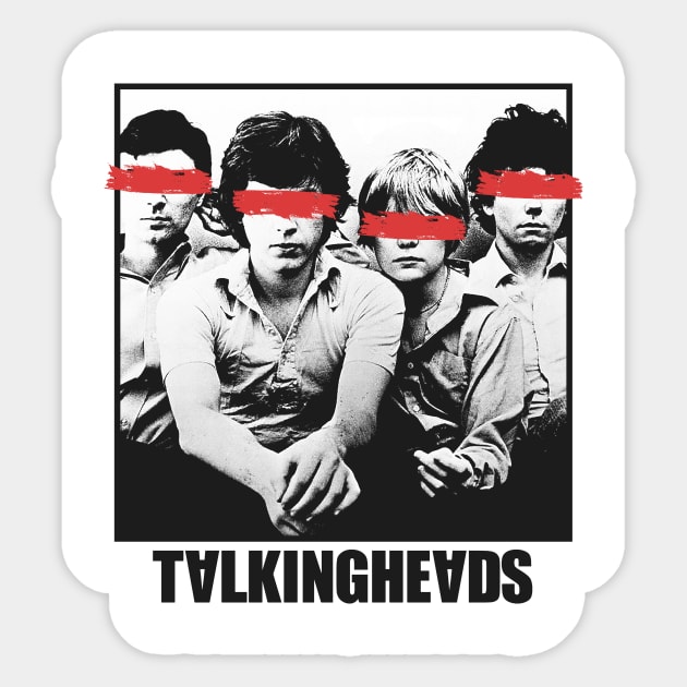 The Talking Heads - Talking Heads Band - Sticker | TeePublic