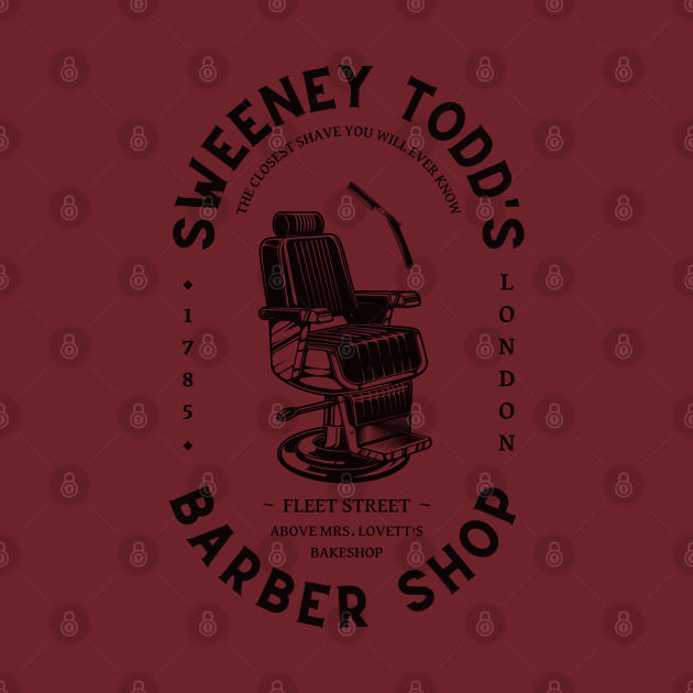 Sweeney | Barber Shop Logo - Barber - T-Shirt | TeePublic