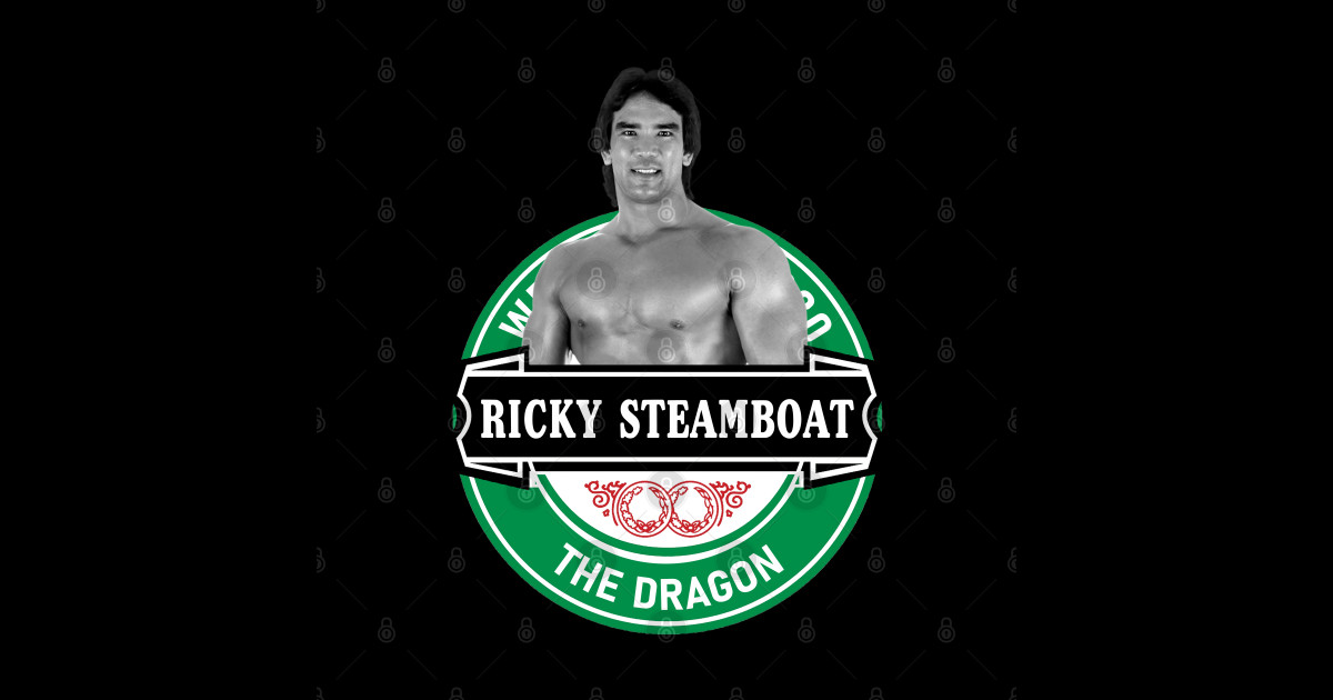 Ricky "The Dragon" Steamboat - Wrestling - Sticker | TeePublic