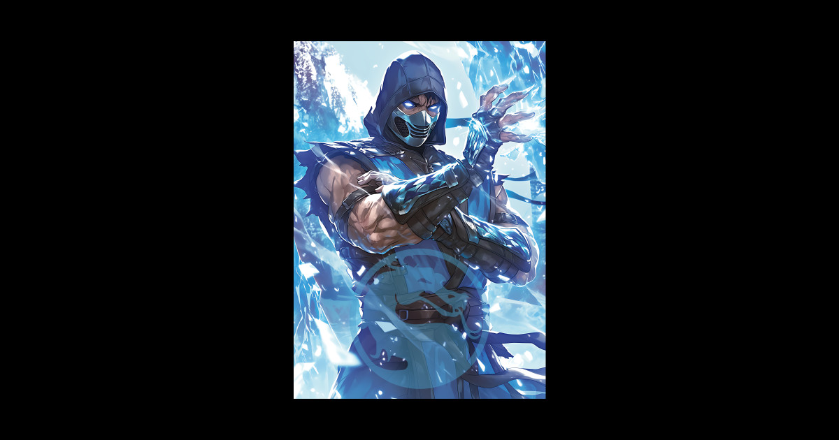 Sub Zero Mortal Kombat Fanart - Sub Zero - Sticker | TeePublic