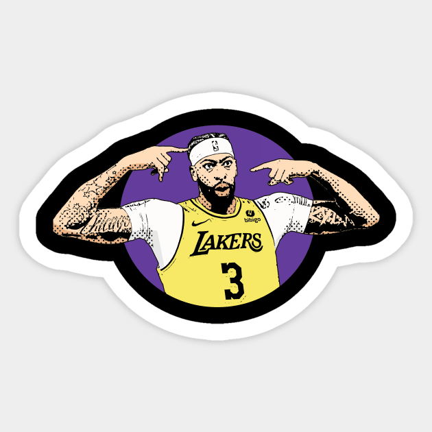 anthony davis comic style FAN MADE - Anthony Davis - Sticker | TeePublic