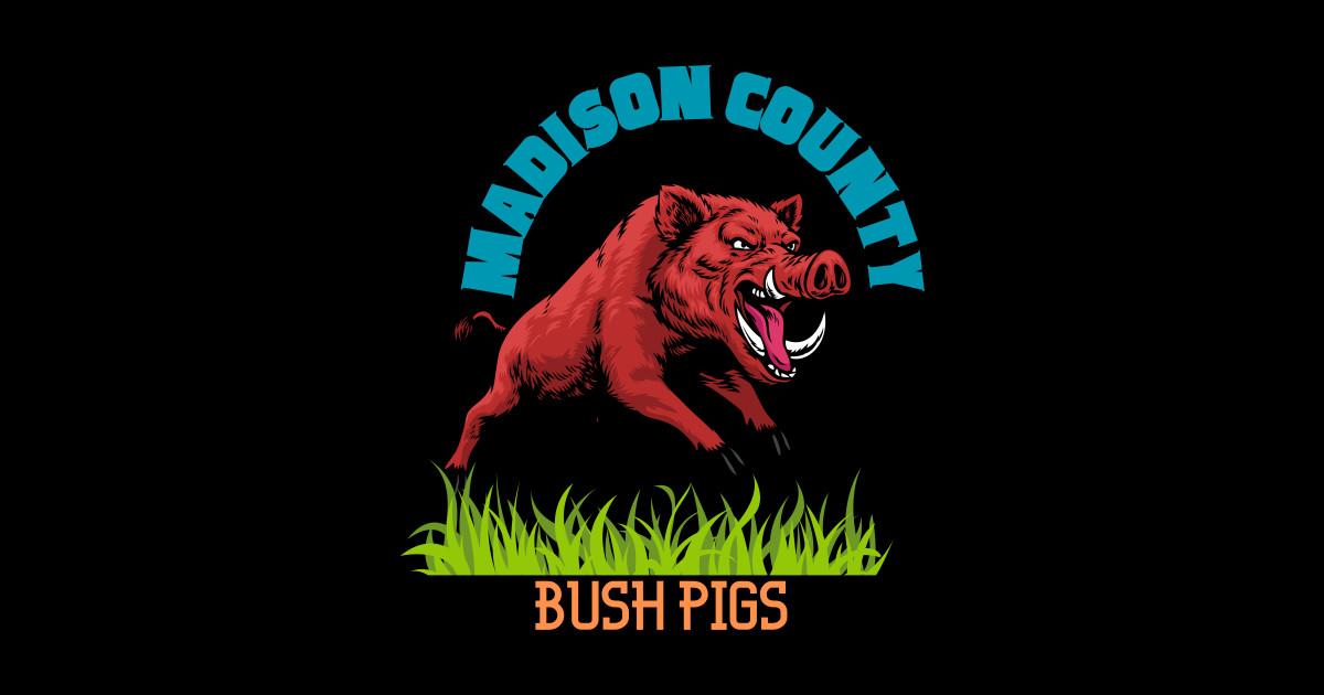Madison county - Football - Sticker | TeePublic