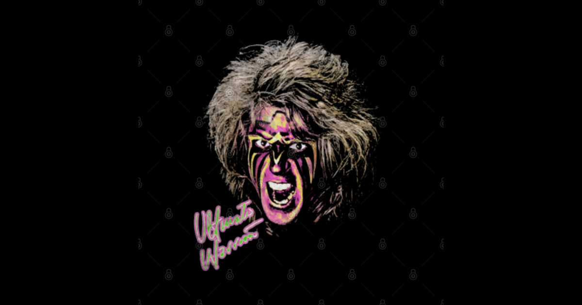 Ultimate Warrior Big Face - Ultimate Warrior - Sticker | TeePublic